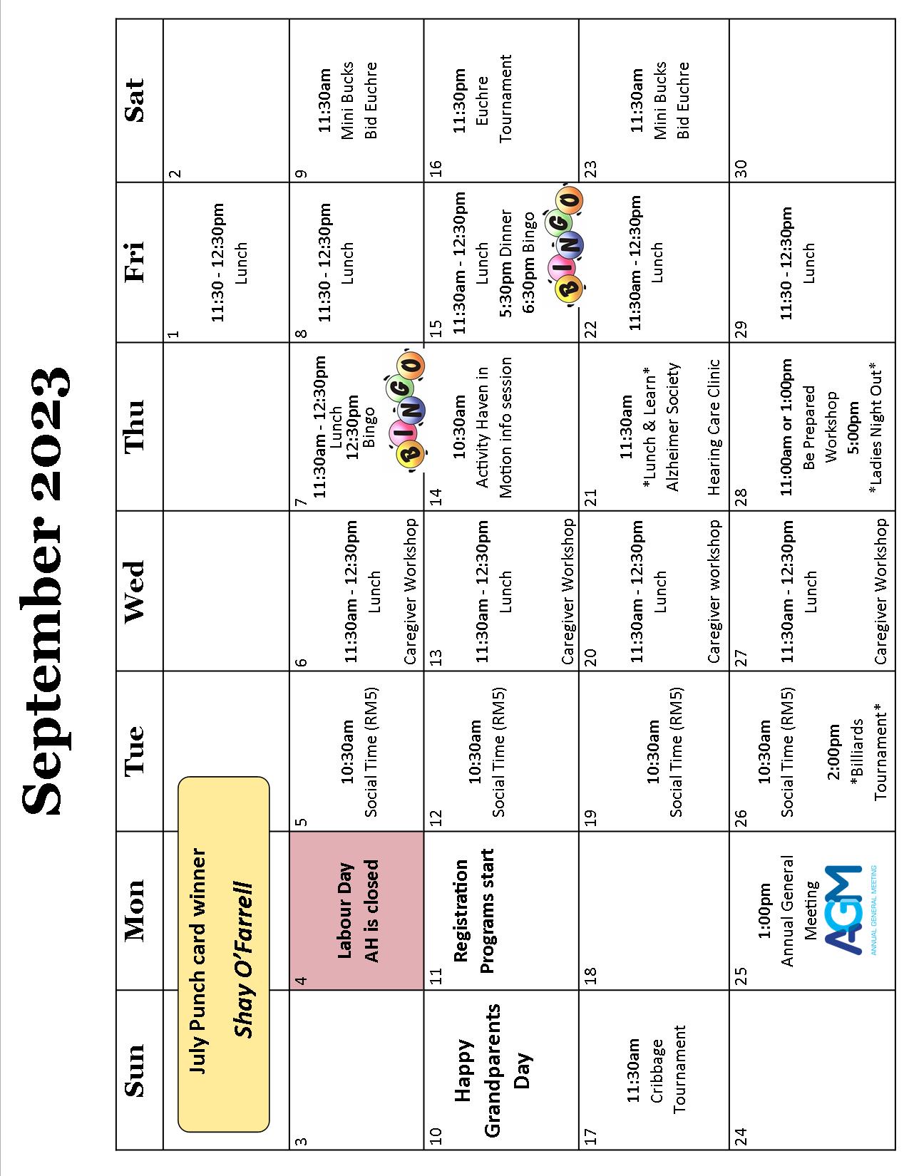 September-2023-6 – Activity Haven Recreation Centre
