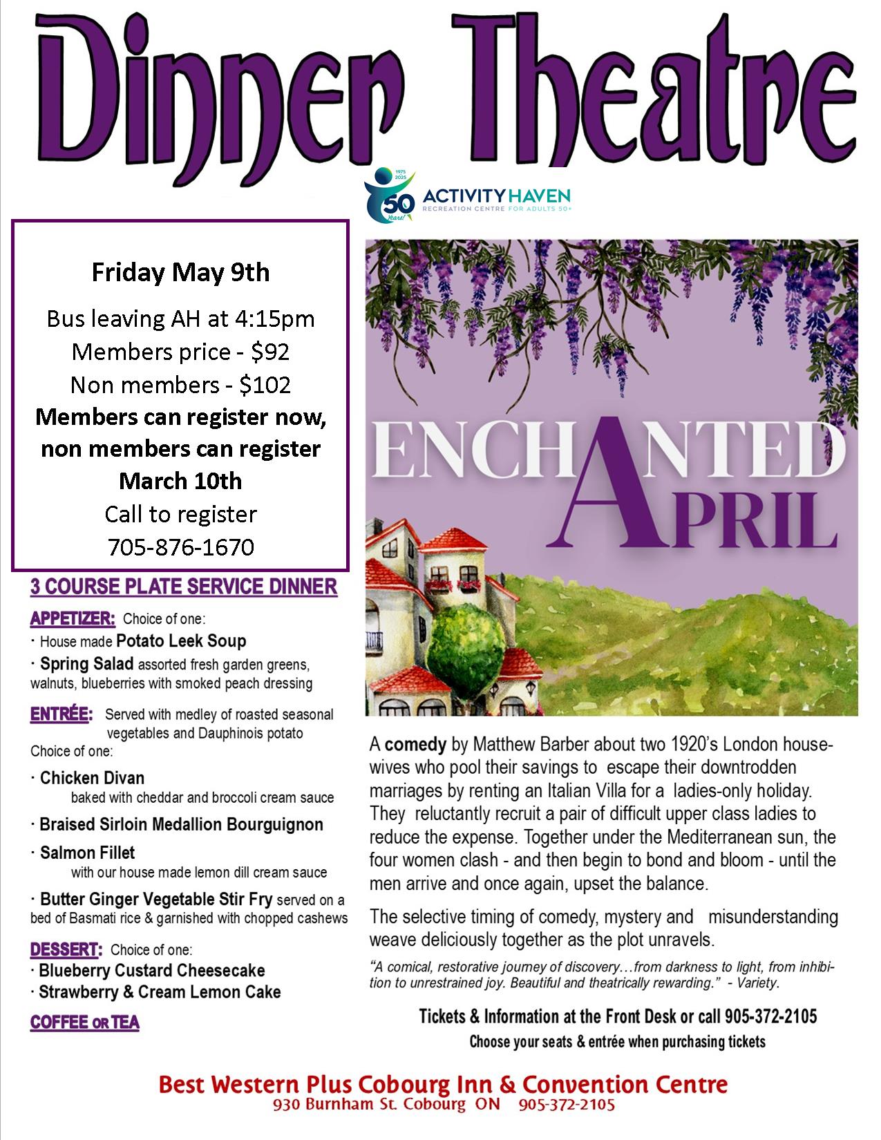 poster – Activity Haven Recreation Centre